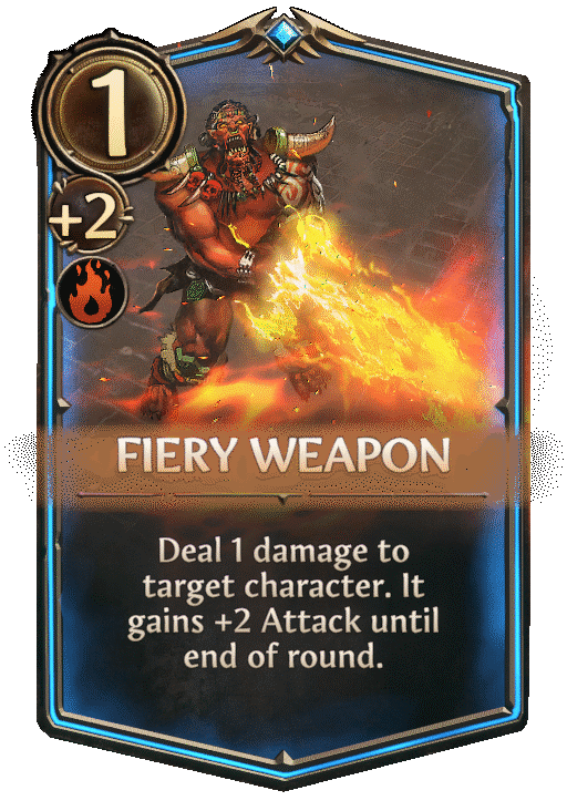 Fiery Weapon hover